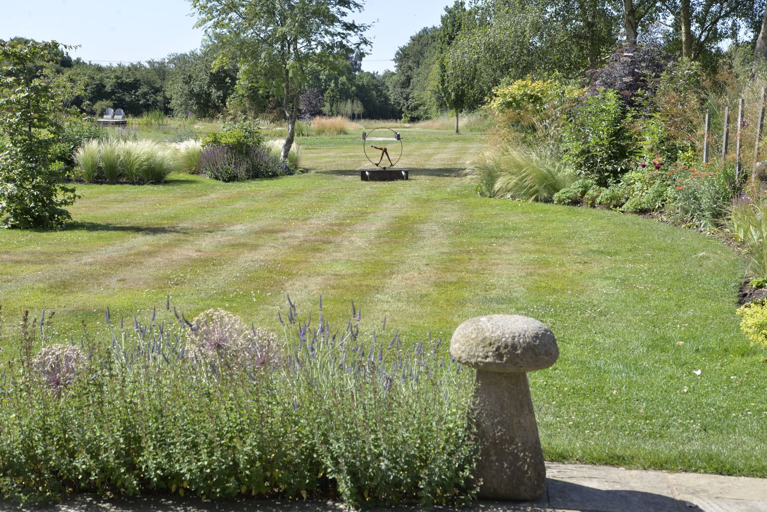Blacksmith forged garden sculpture by Petefire Artist Blacksmith, Herts