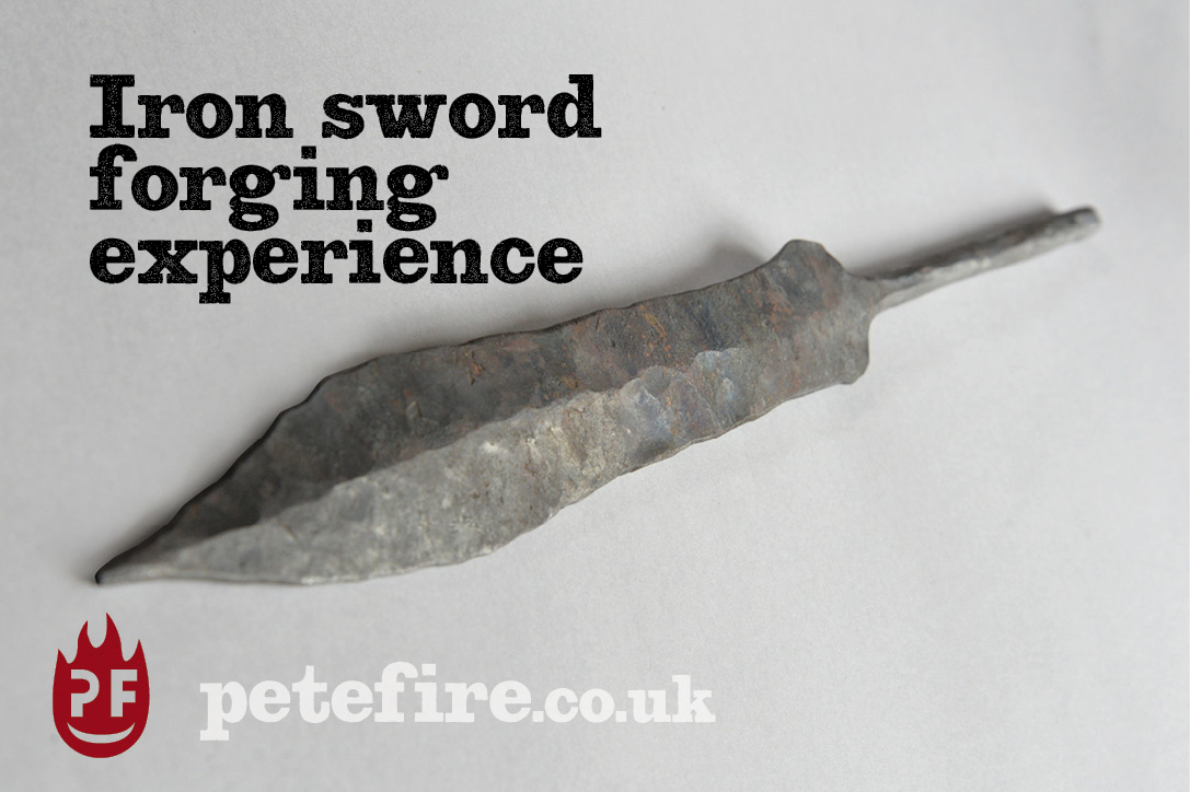 Sword forging experience in the London area by Petefire Artist Blacksmith
