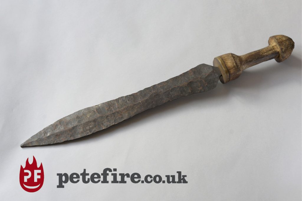London area sword forging experience by Petefire Artist Blacksmith