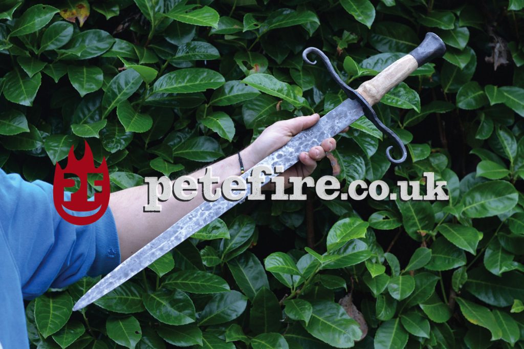 London area sword forging experience by Petefire Artist Blacksmith