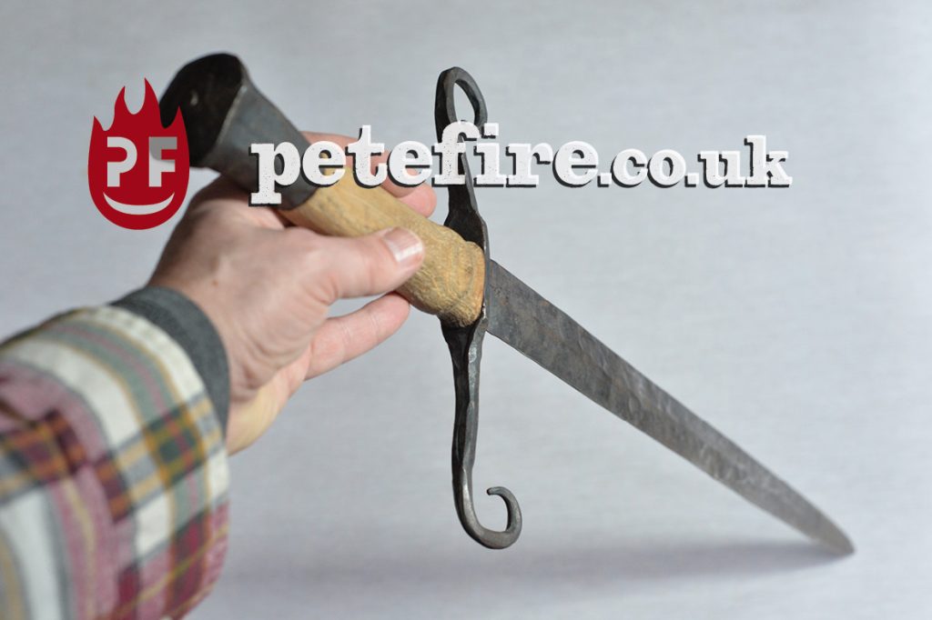 London area sword forging experience by Petefire Artist Blacksmith