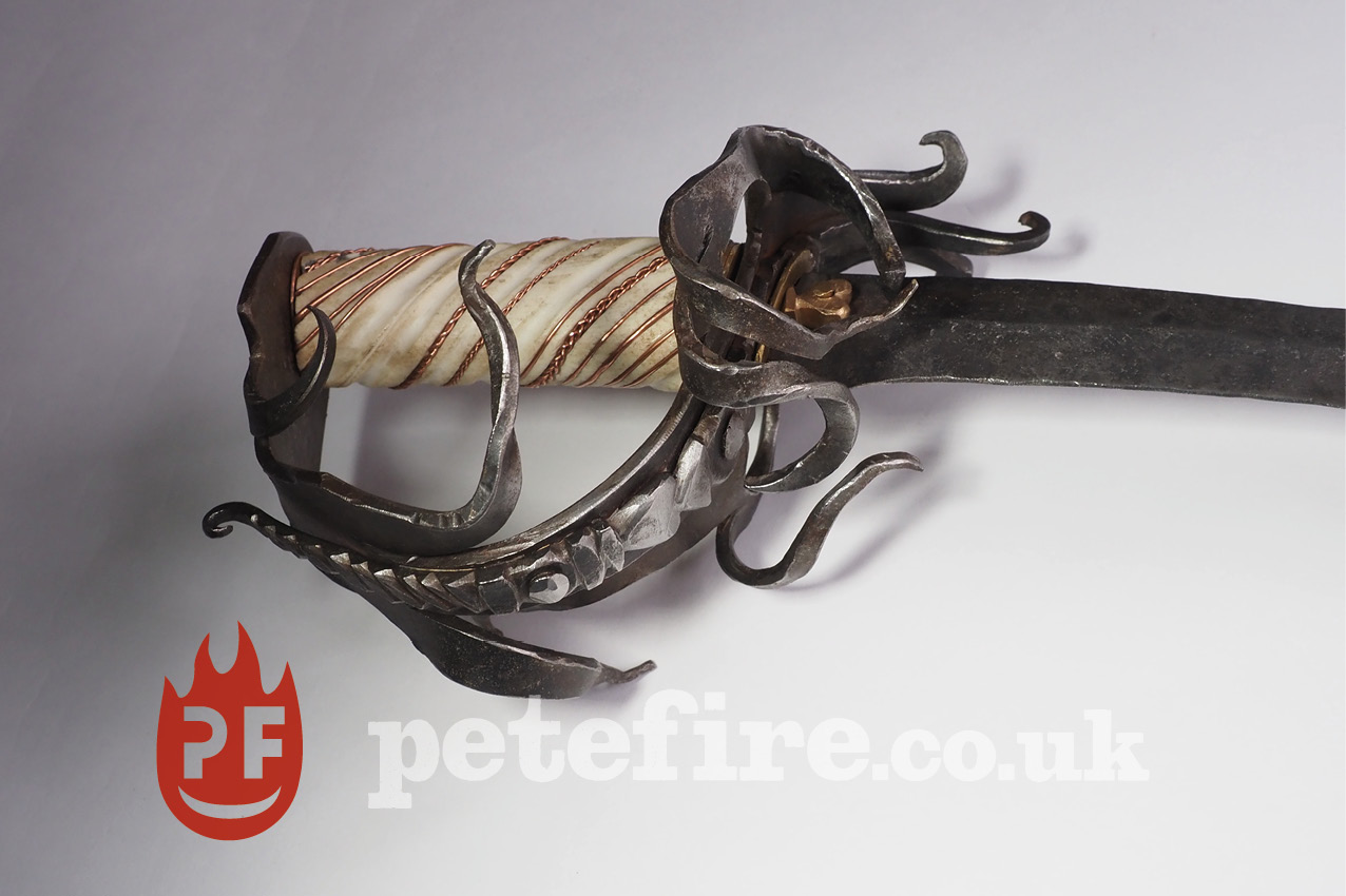 Buy the Subtle Rhino a unique hand forged sword by Petefire